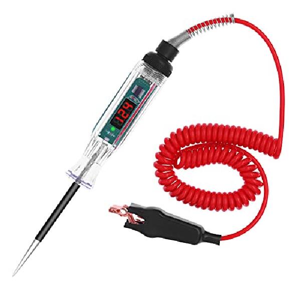 CG Digital LCD Car Electric Tester, 3-32V Test Light with 96 Inch ...